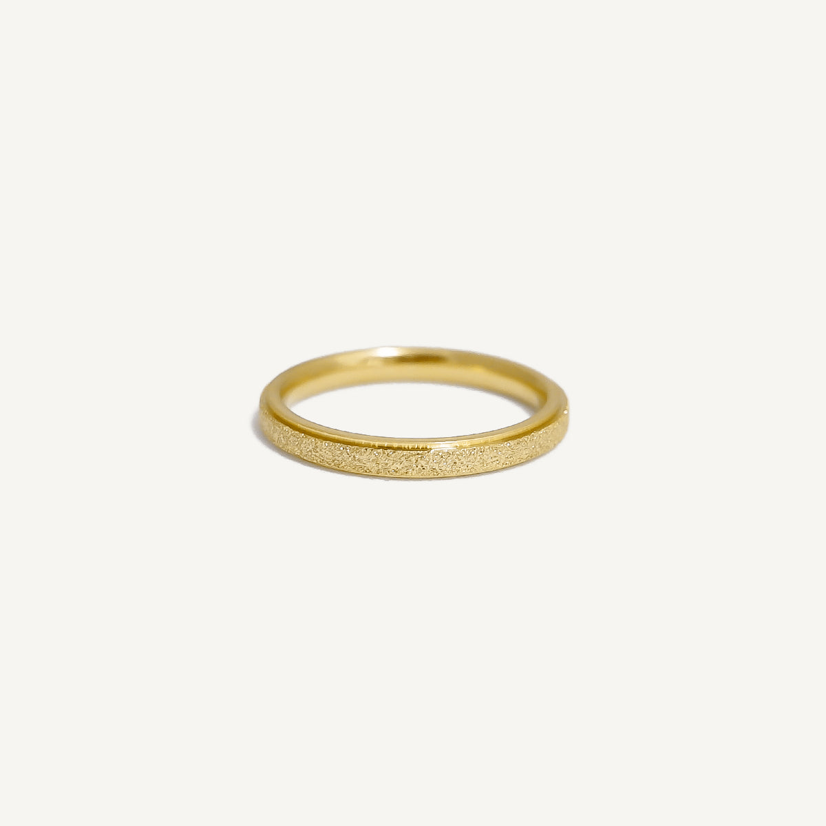 The Frost Illusion Ring, Engraved – Flecked with Gold